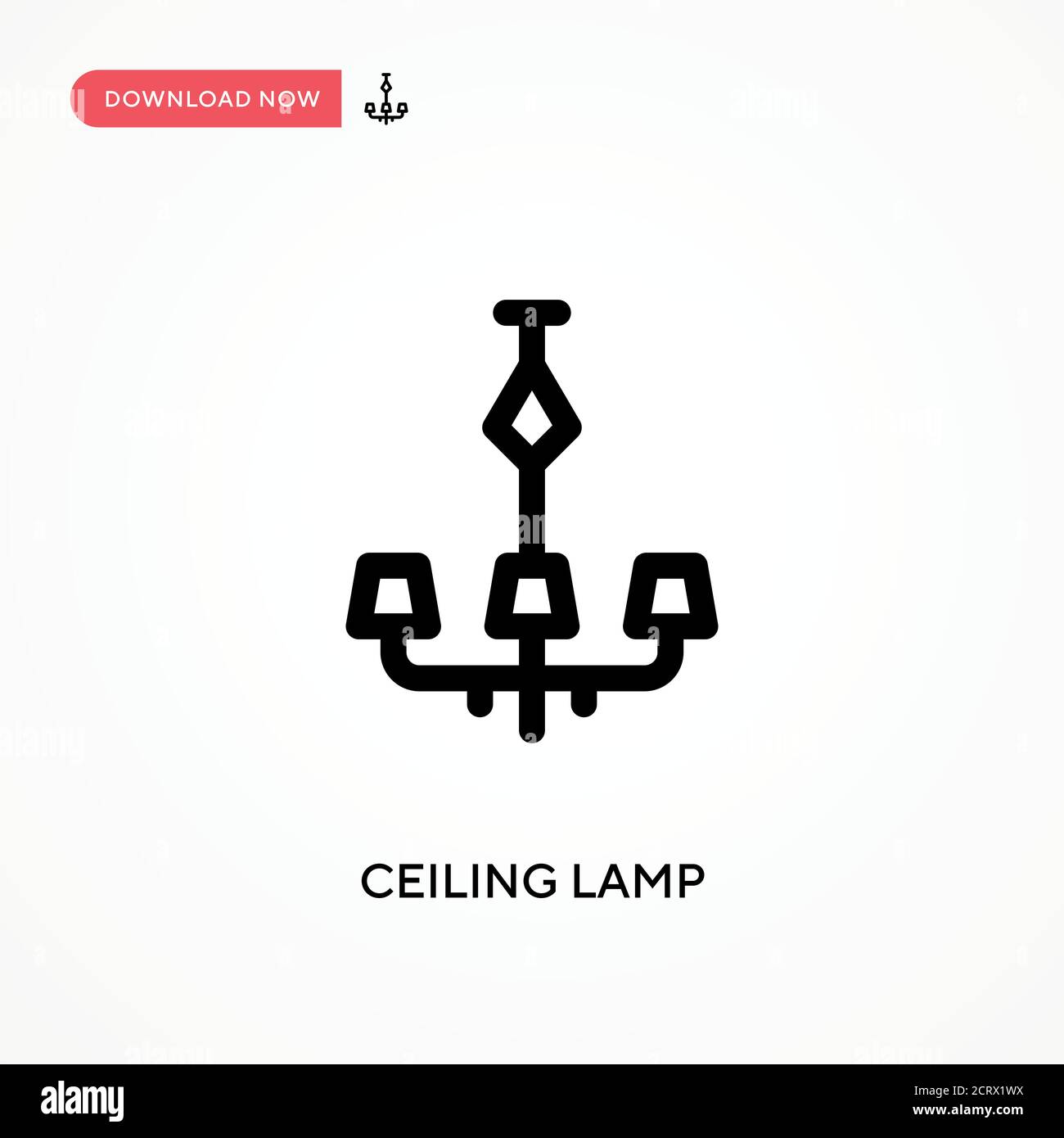 Illuminated light fixture ceiling Stock Vector Images - Alamy