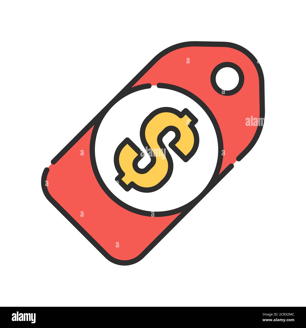 Price or trade black line icon. Pictogram for web page, mobile app ...