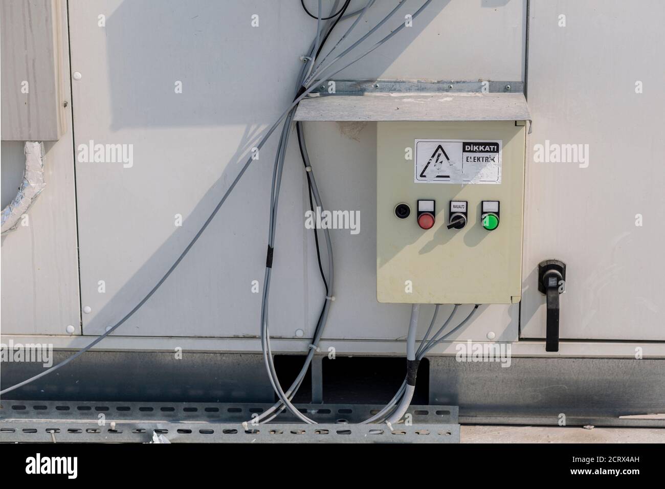 Poorly constructed electrical installation and electrical panel in ...