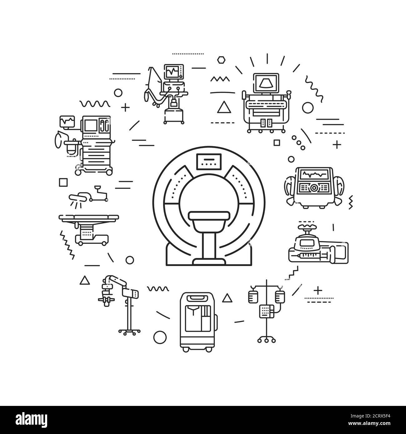Anesthesia machine Stock Vector Images - Alamy
