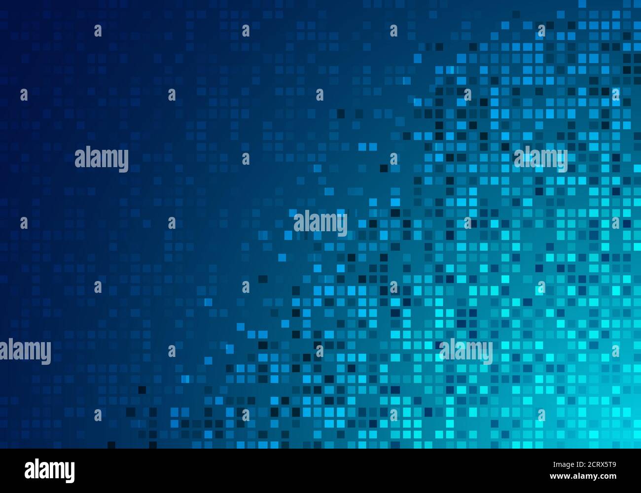 Abstract technology digital futuristic concept blue glowing pixel ...
