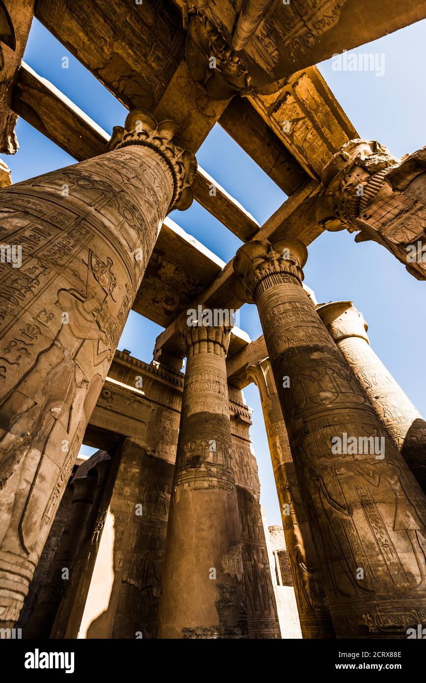 Egypt Nil Com Ombo Temple Temple of Com Ombo Temple on the Nile Com ...