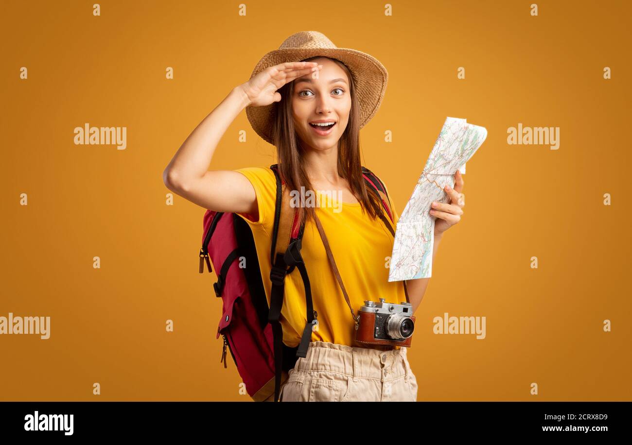 Lady hiker hi-res stock photography and images - Alamy