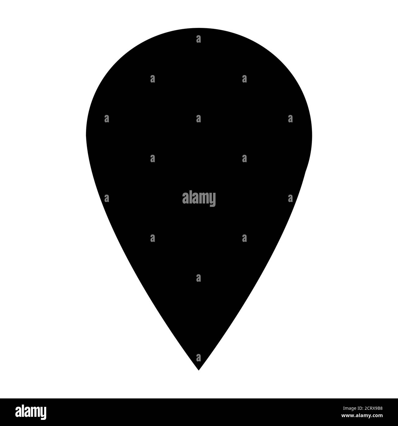 Location Icon Map Pointer Symbol Isolated On White Background Vector Web Button Stock Vector