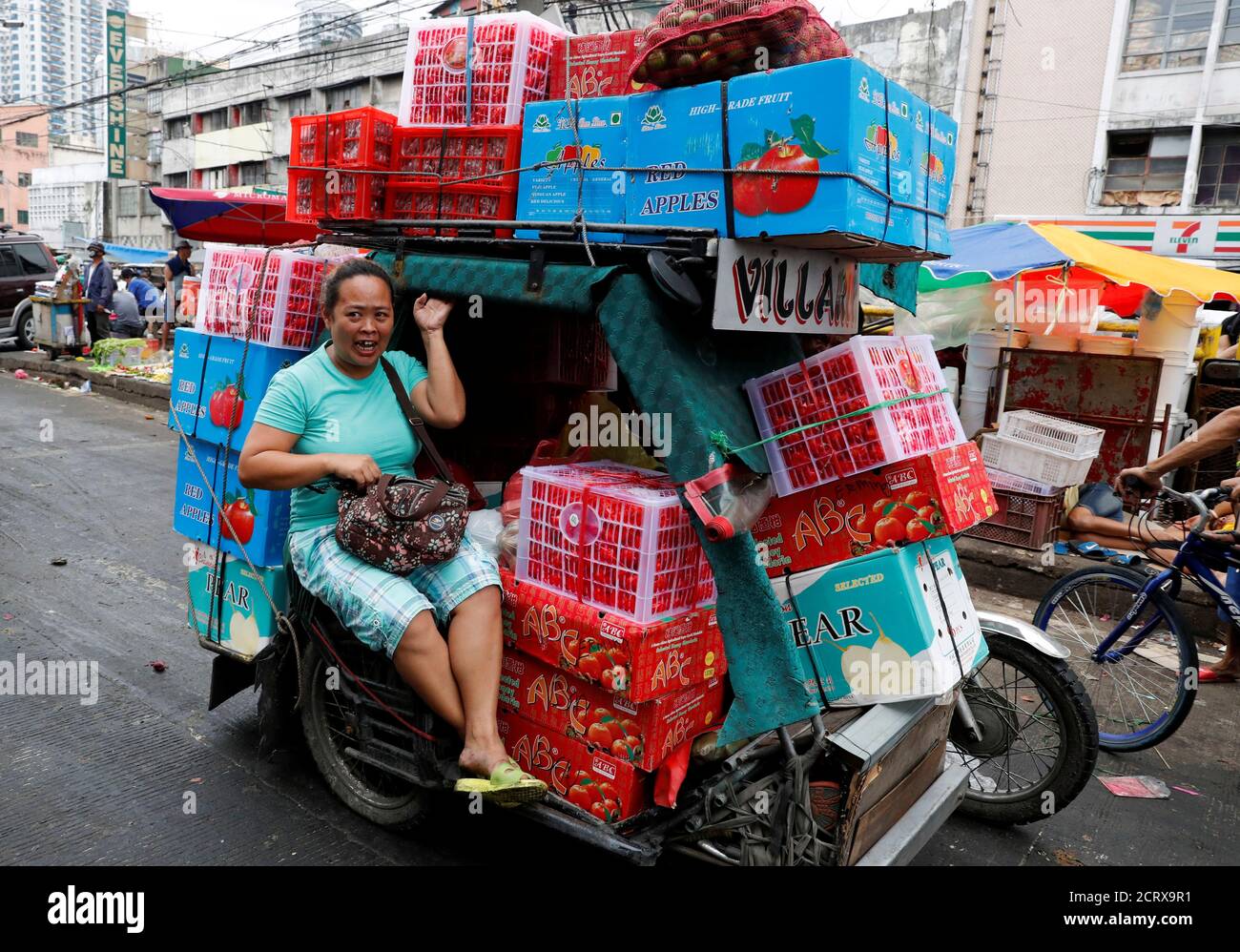 Tricycle in manila philippines hi-res stock photography and images - Alamy