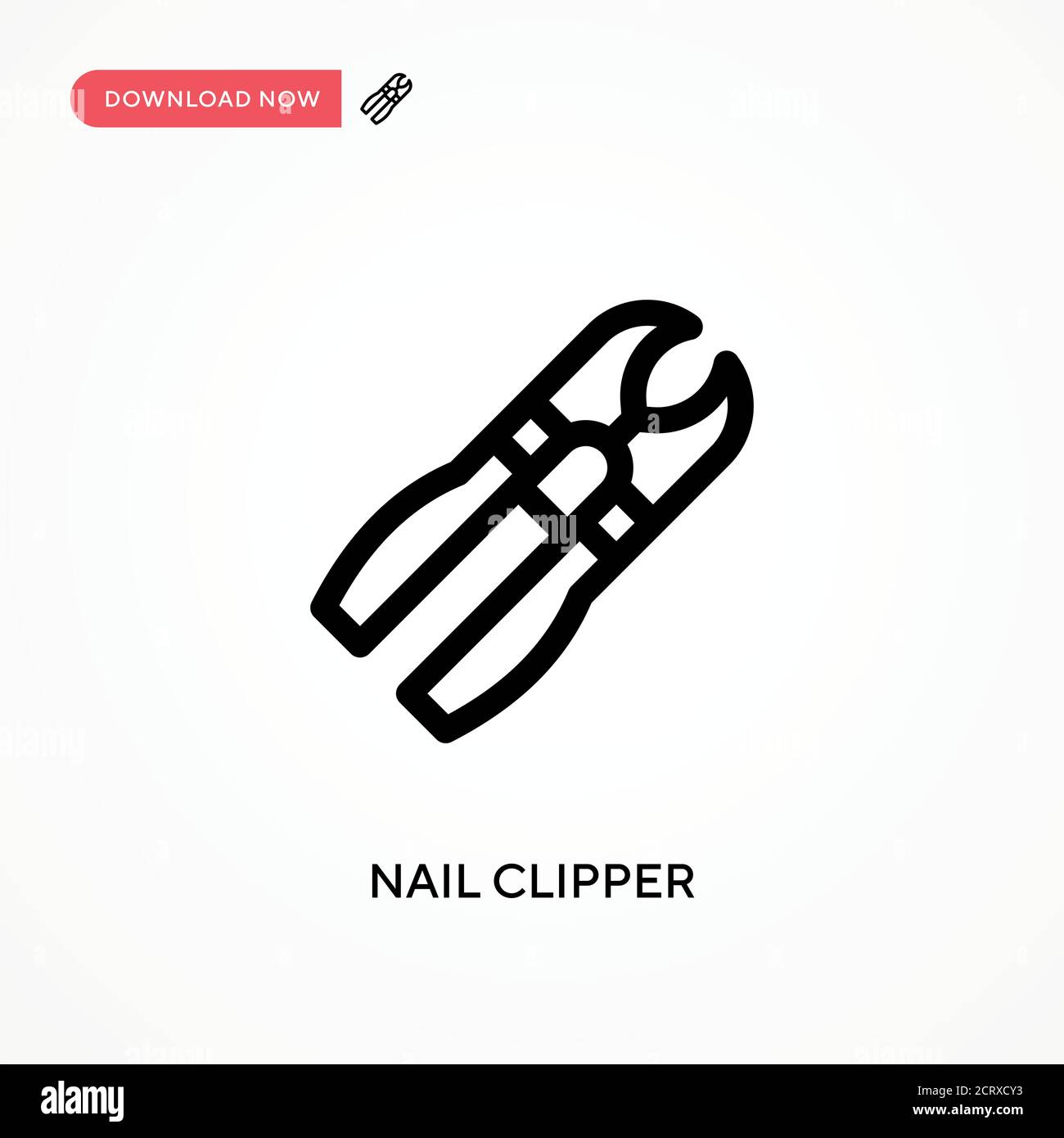 Nail clippers cutout Stock Vector Images - Alamy