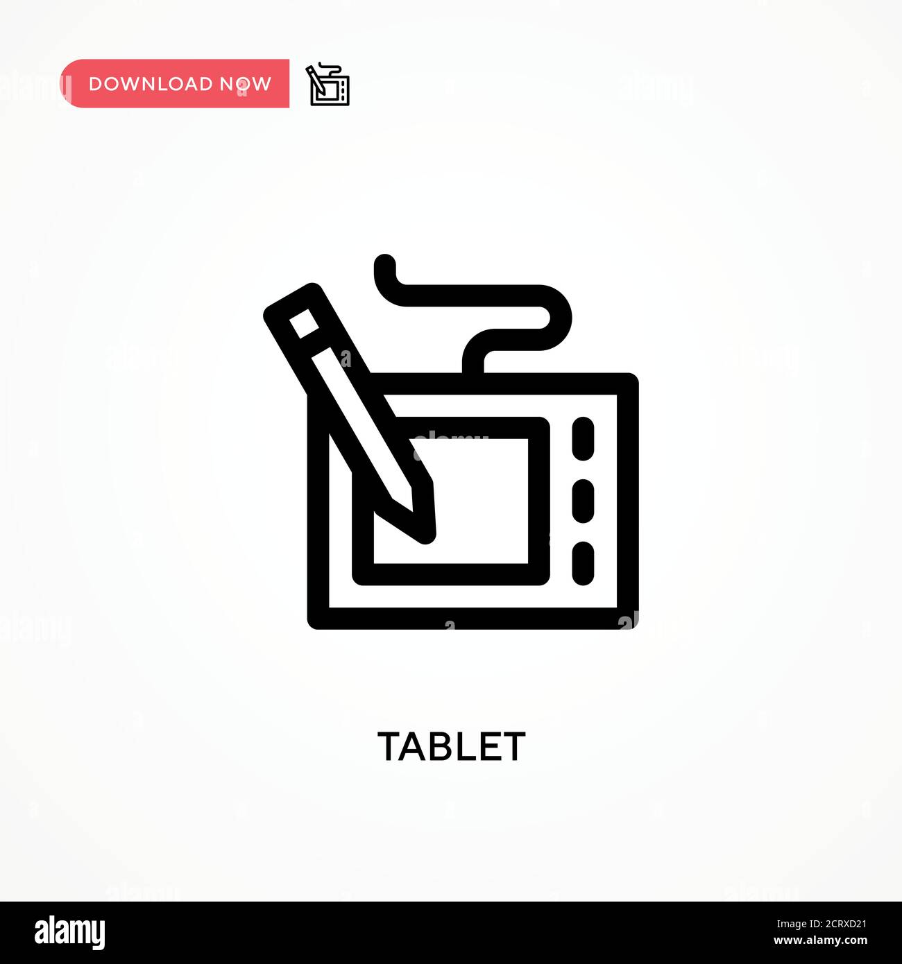 Man holding digital tablet mockup Stock Vector Images - Alamy