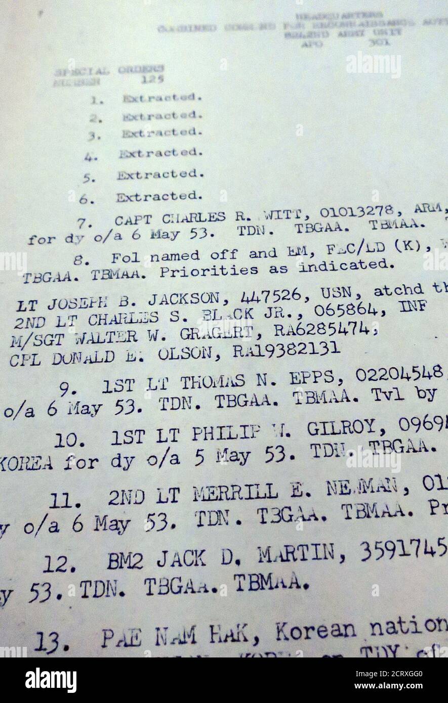 Korean lieutenant hi-res stock photography and images - Alamy