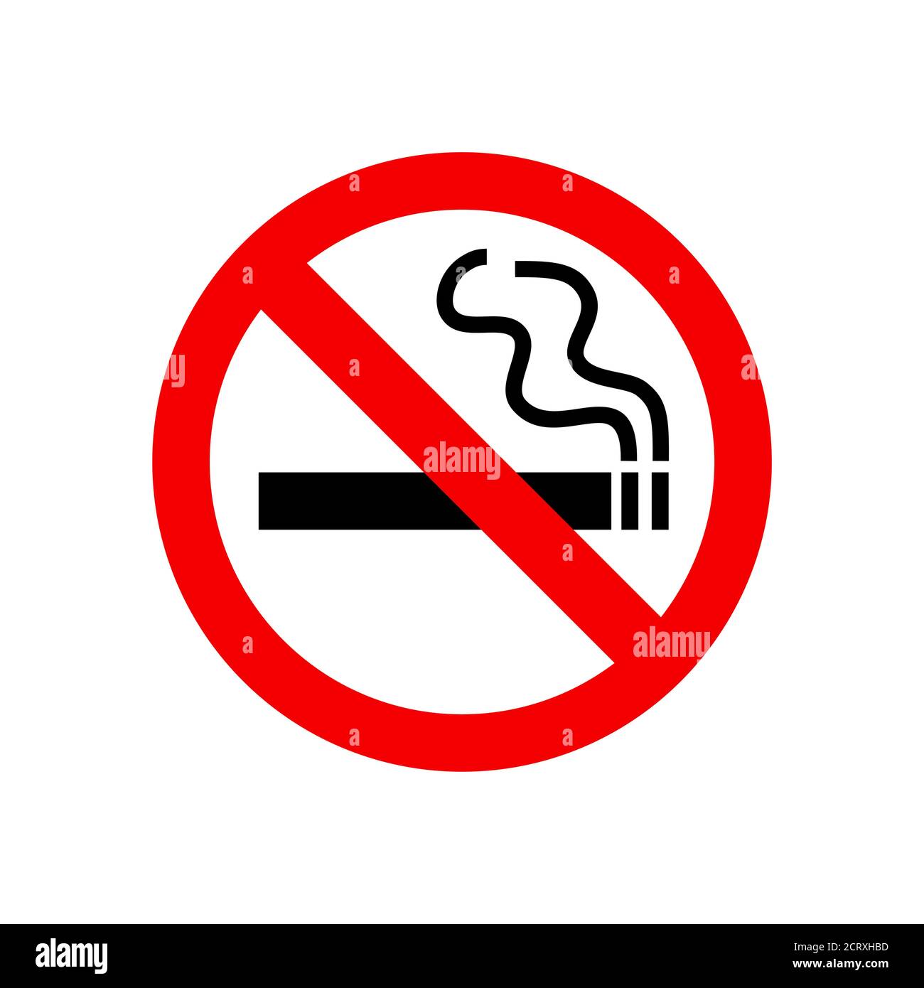 No smoking area sign. Vector cigarette sign icon isolated on white ...