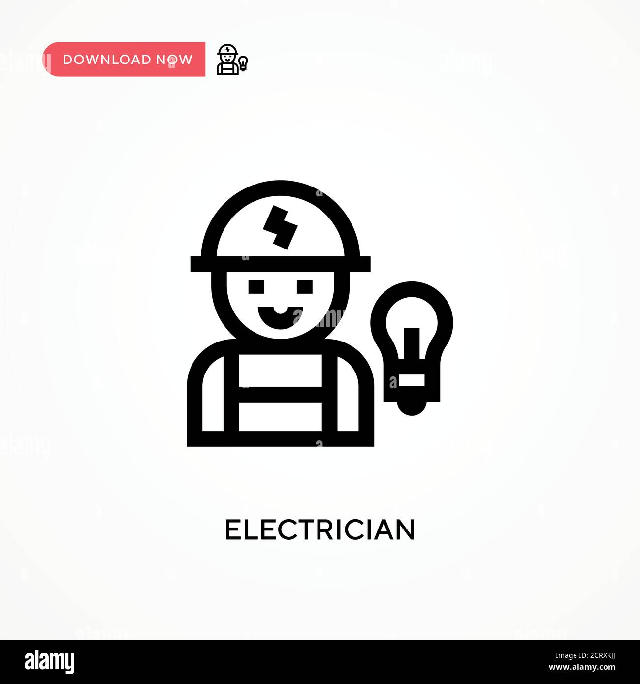 Modern Electrician Logo