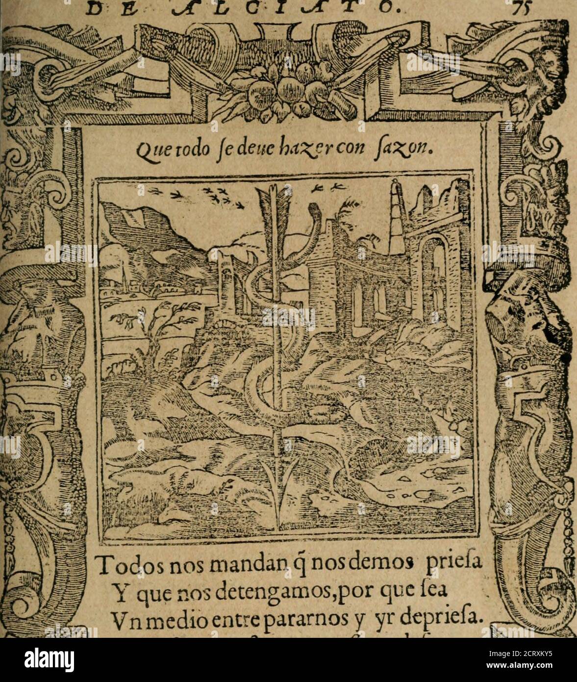 . Los emblemas de Alciato : traducidos en rhimas españolas ... . c^ Ir ...