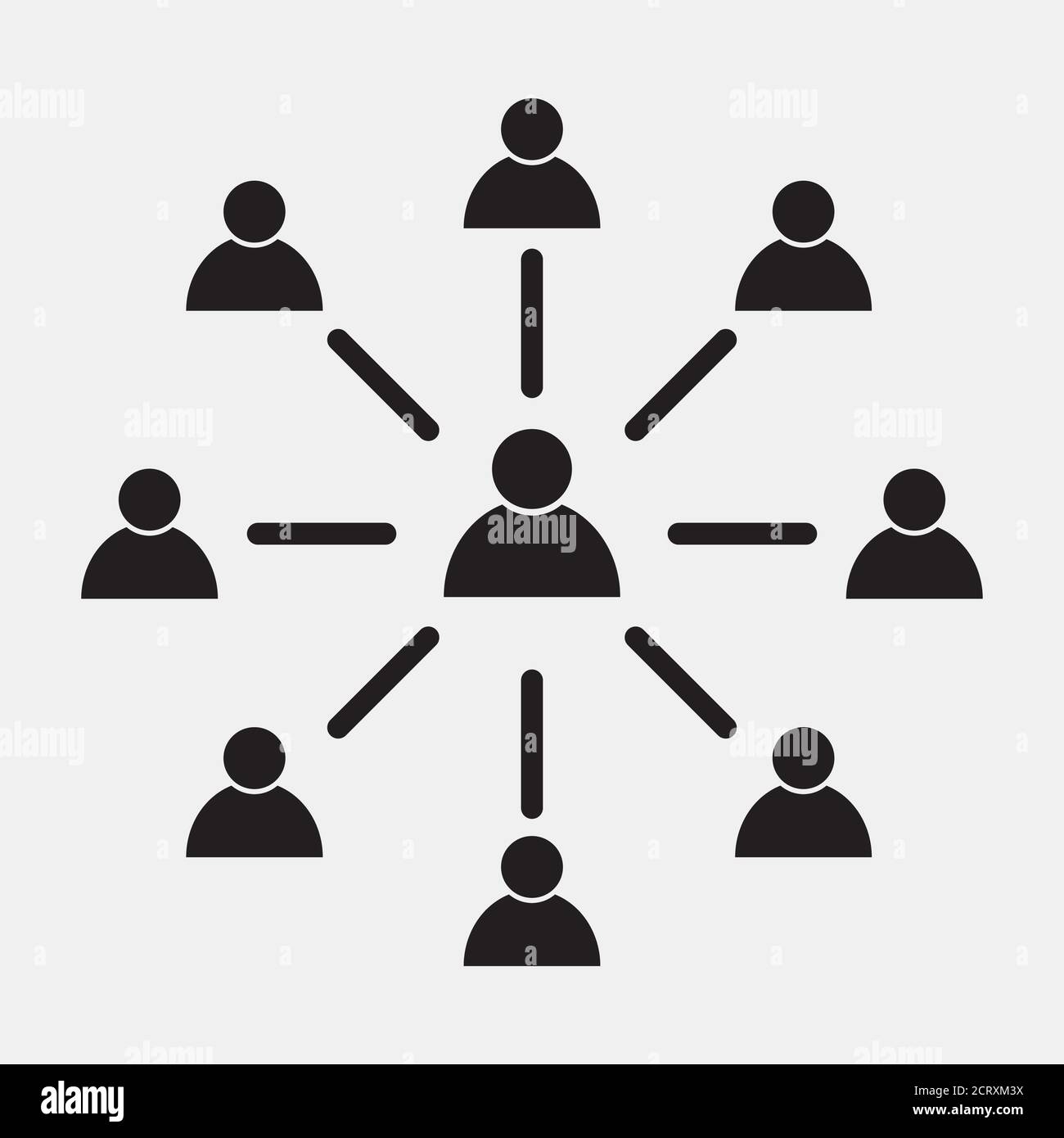 employee engagement vector icon, symbol on grey background ...