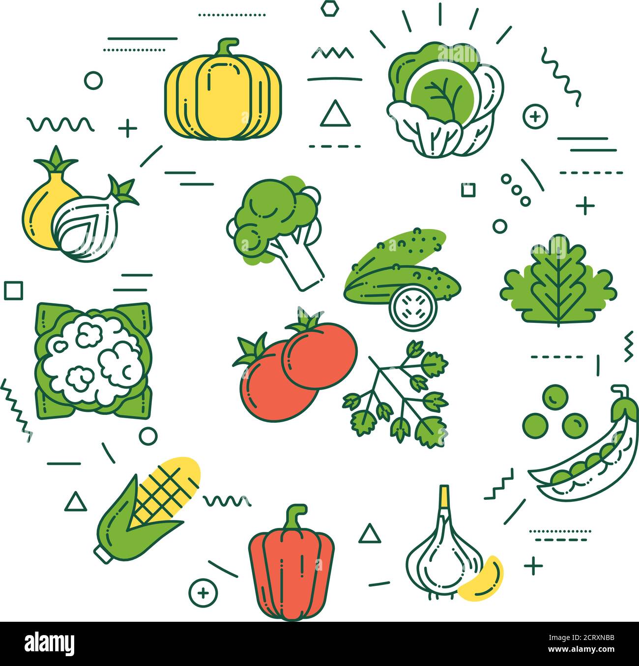 Vegetables Web Background