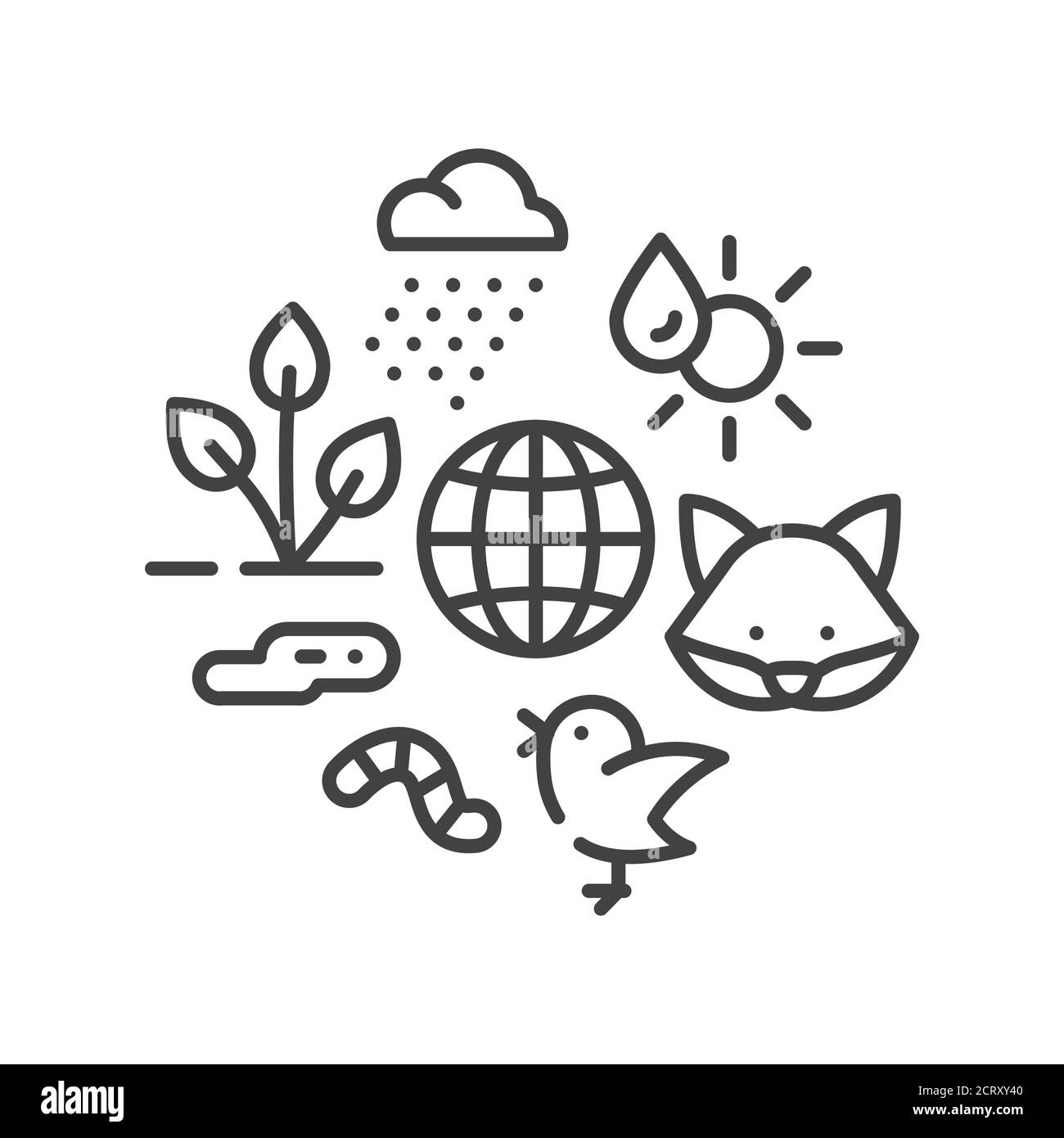 Simple Ecosystem Drawing