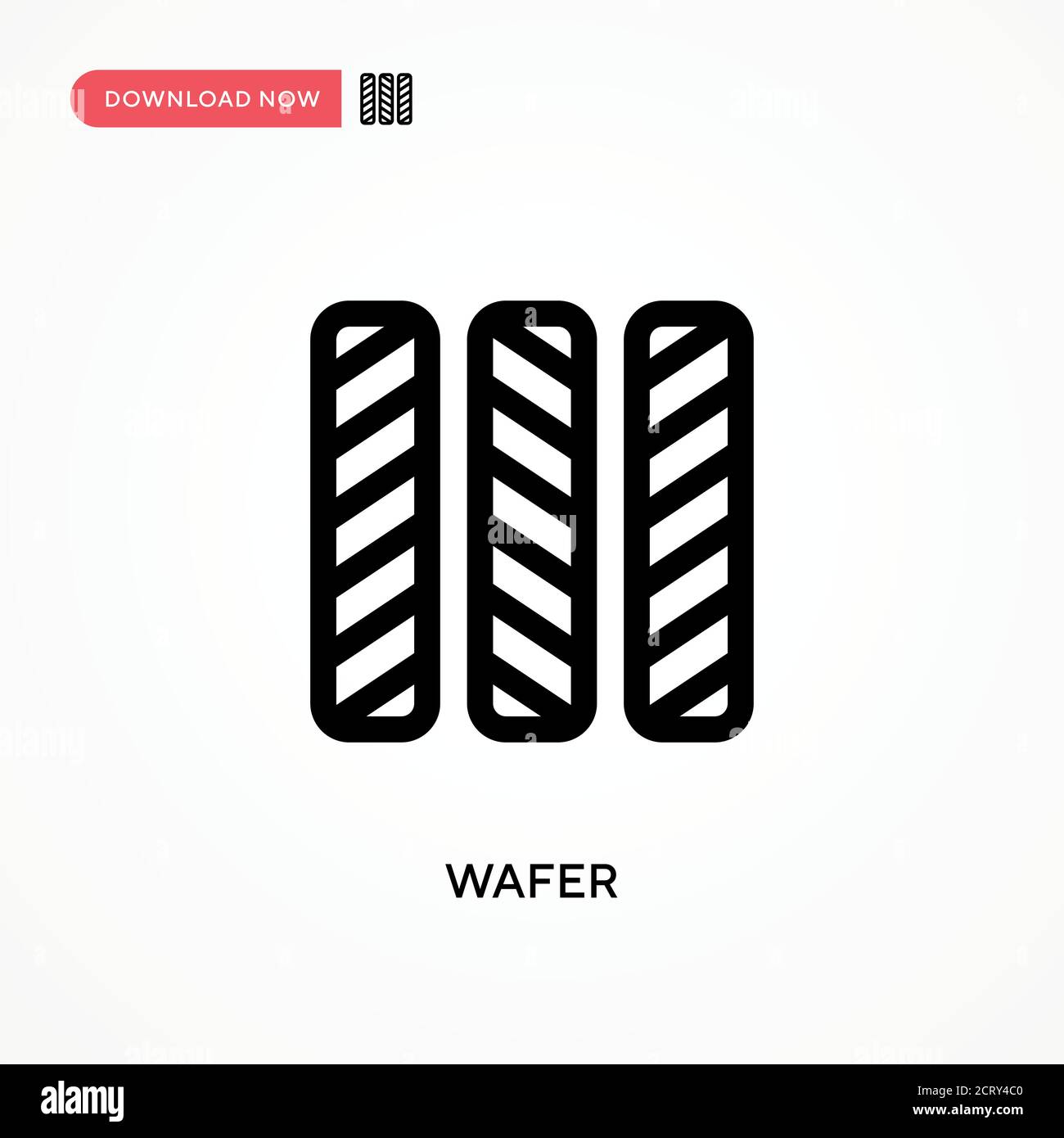 Crunchy wafers Stock Vector Images - Alamy