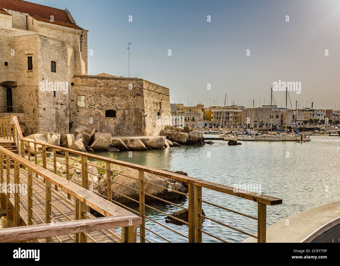 fascinating view of mediterranean village in the Southern Italy Stock ...
