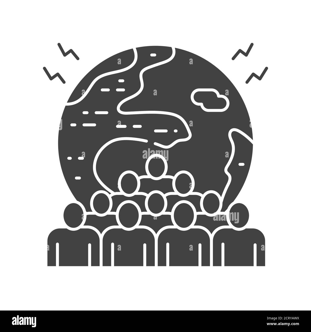 World population graph Black and White Stock Photos & Images - Alamy