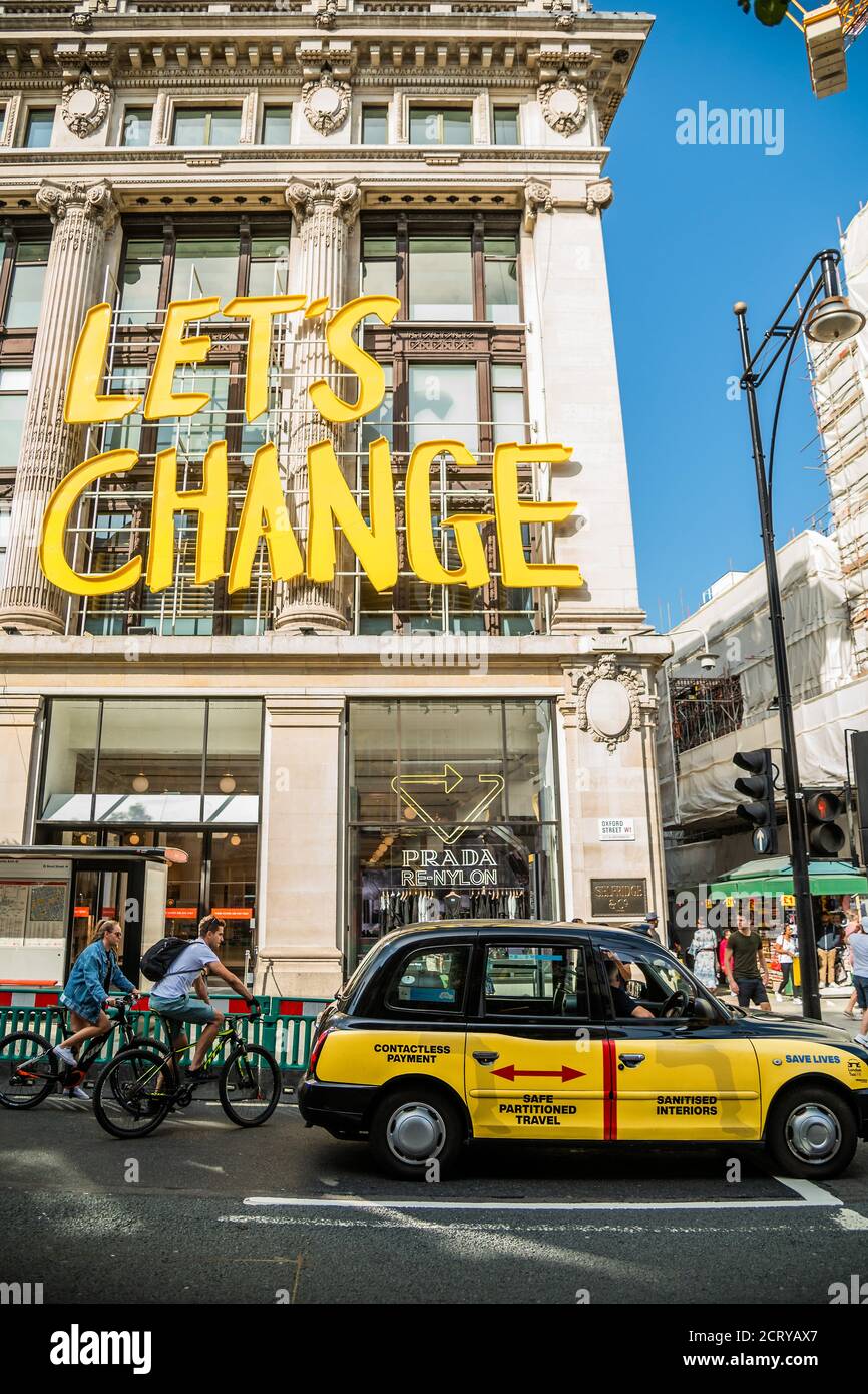 London, UK. 20th Sep, 2020. Let's Change the Way we Shop - a campaign ...