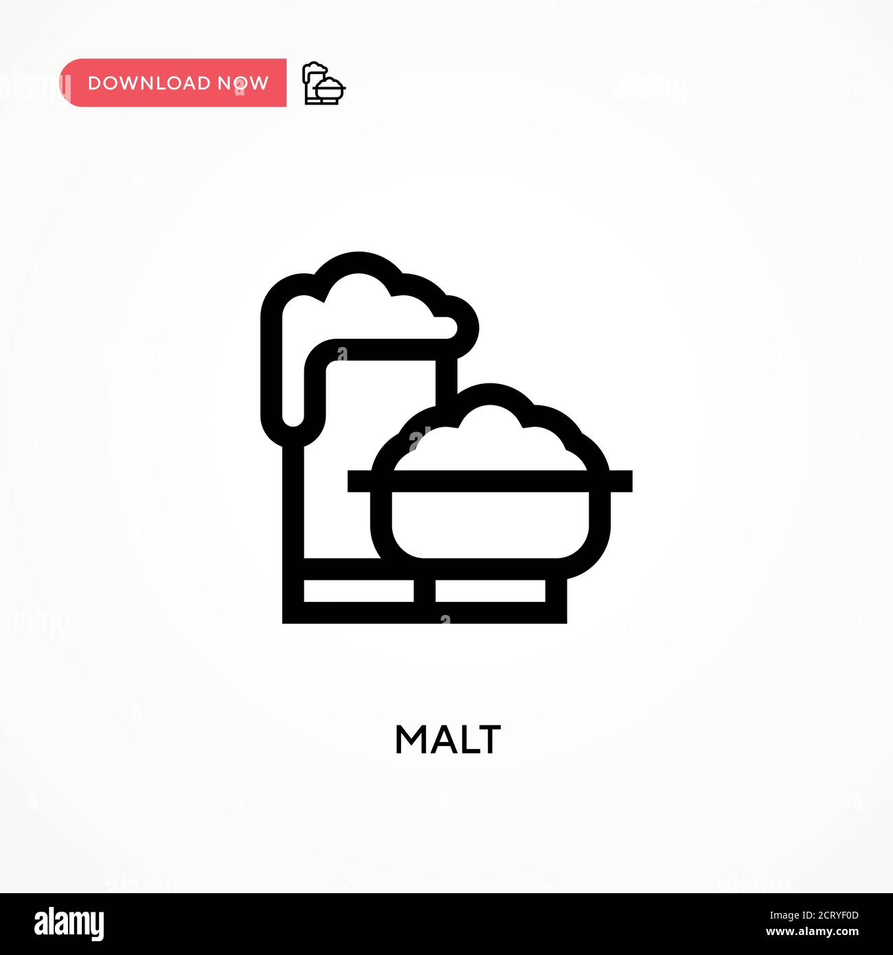 Brewing cereal grains Stock Vector Images - Alamy