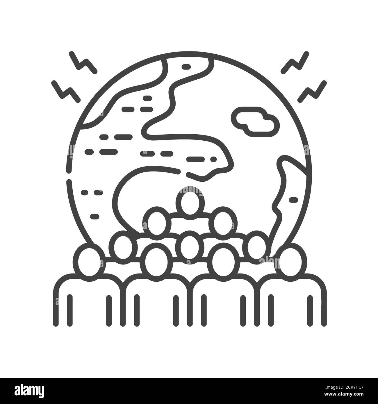 World population graph Black and White Stock Photos & Images - Alamy