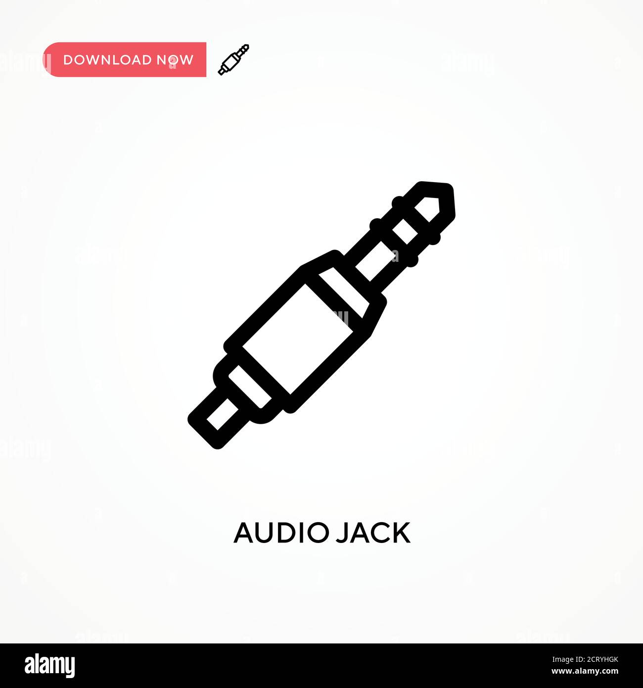 Stereo mini plug Stock Vector Images - Alamy