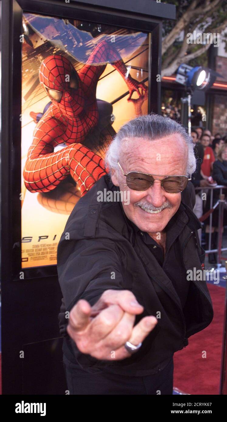 Stan lee spider man 2002 hi-res stock photography and images - Alamy