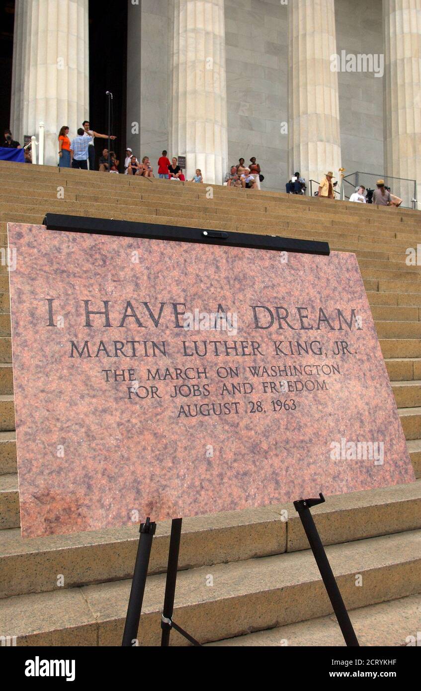 Martin Luther King I Have A Dream 1963 High Resolution Stock ...