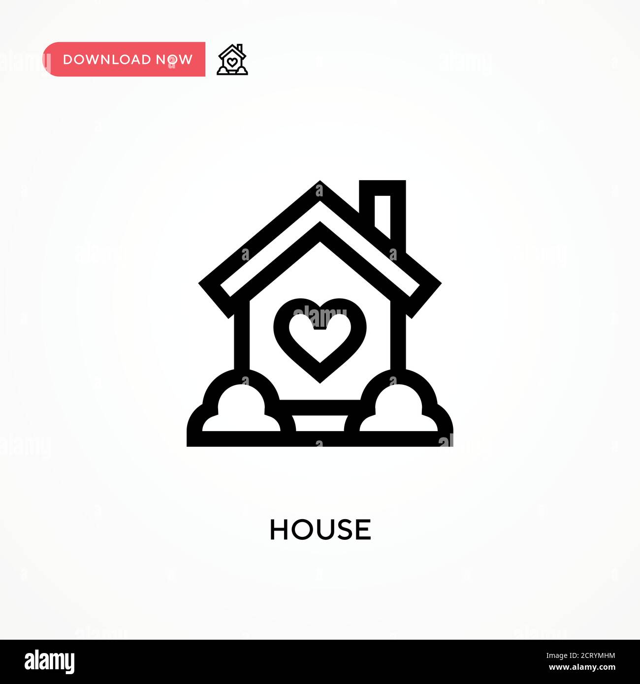 House Simple vector icon. Modern, simple flat vector illustration for ...