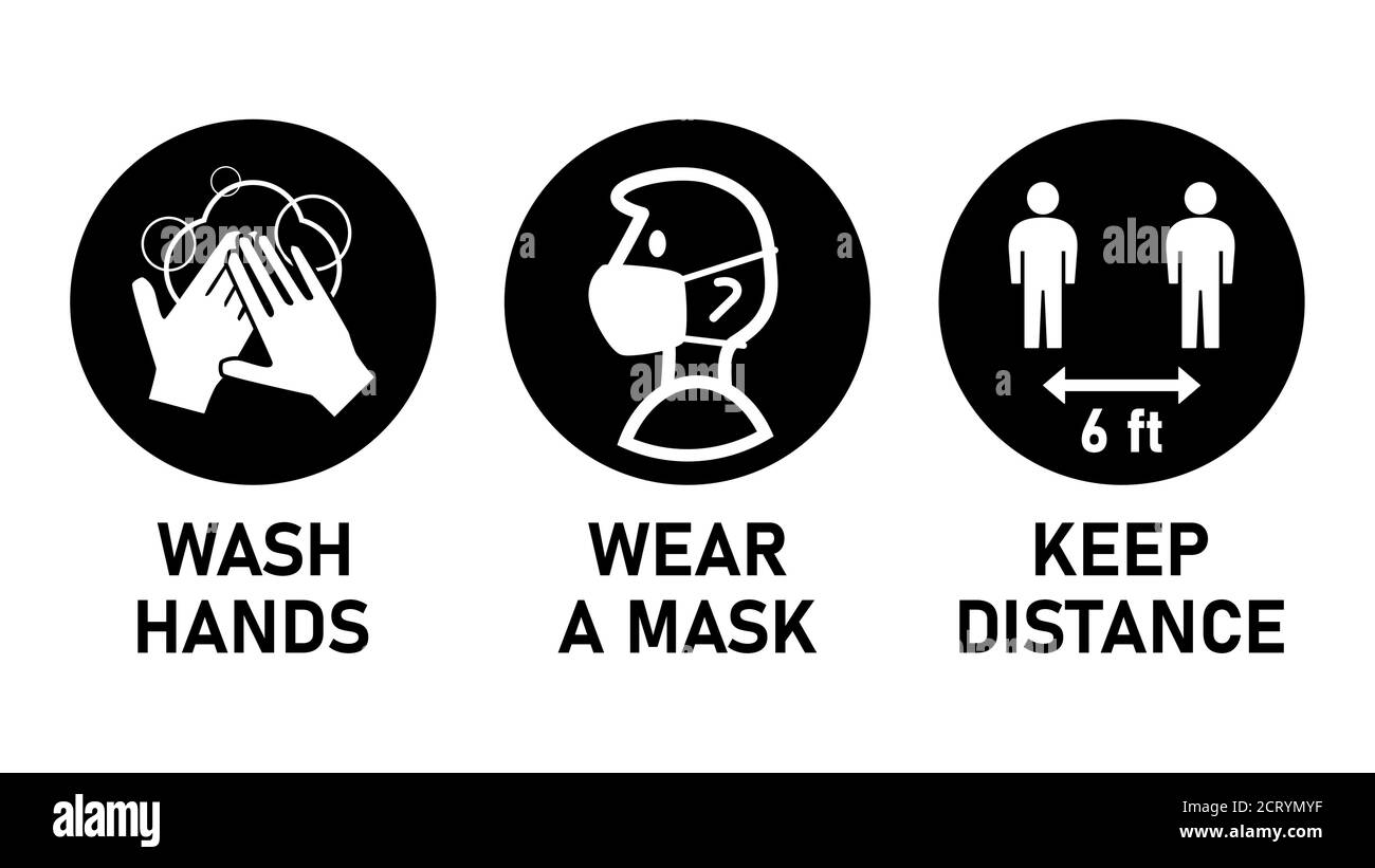 Please wear a face mask signs Stock Vector Images - Alamy