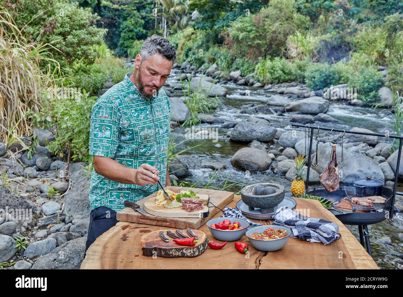 Preparing appetizers hi-res stock photography and images - Alamy