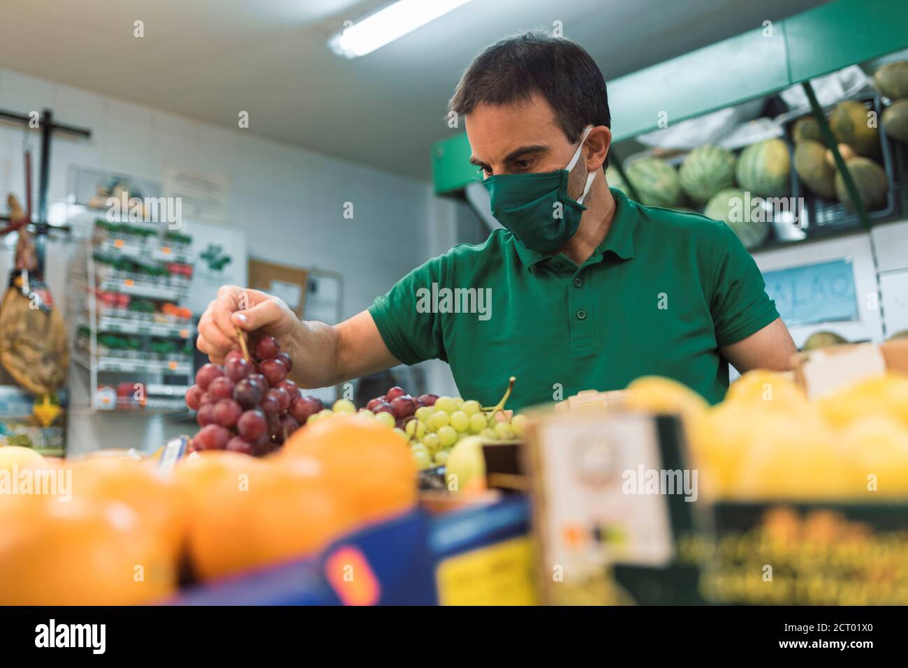 Black grapes man hi-res stock photography and images - Alamy