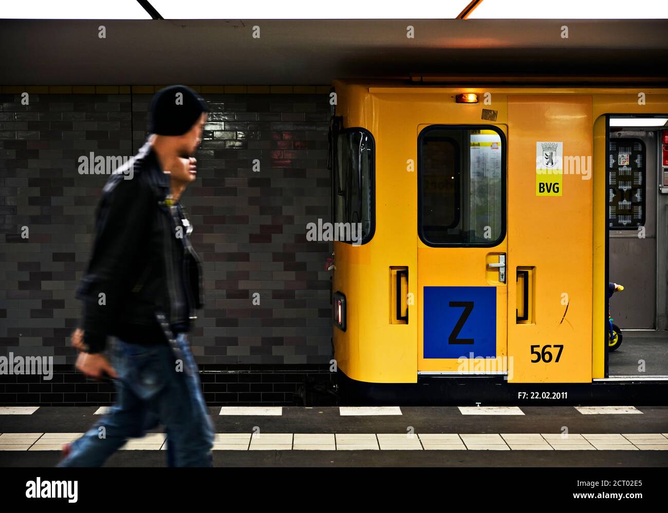 Walking under subway hi-res stock photography and images - Alamy