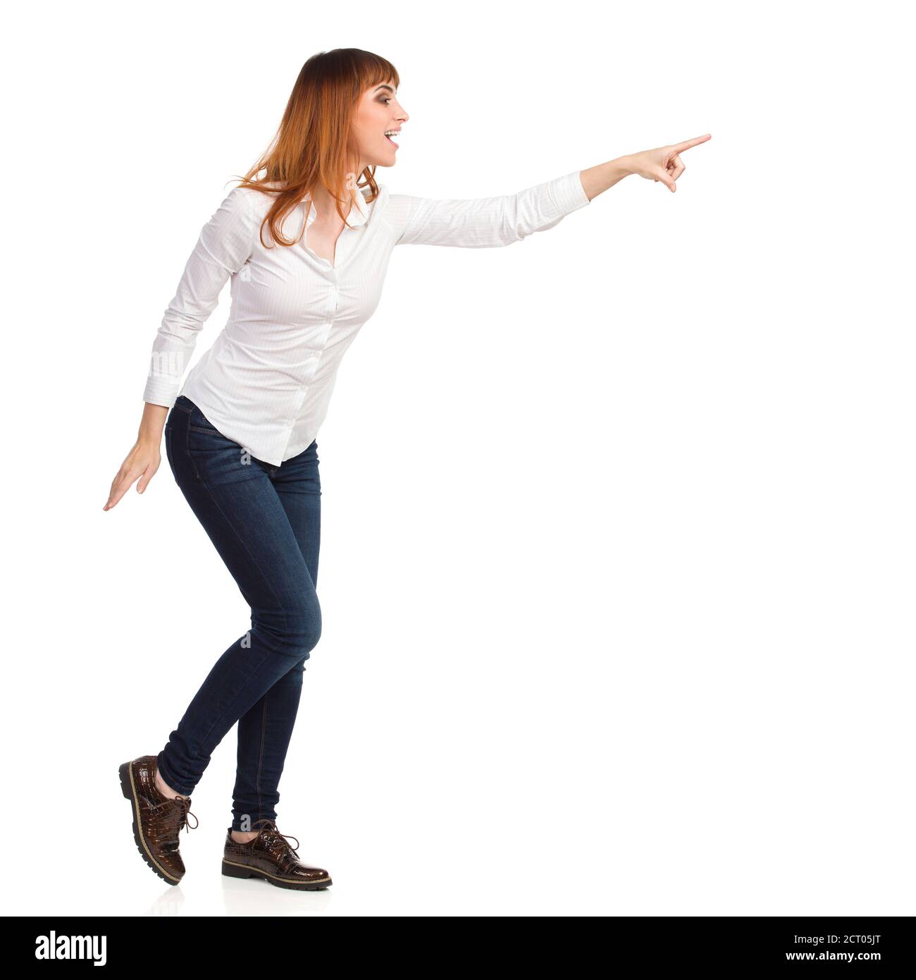 Pointing shoes hi-res stock photography and images - Alamy