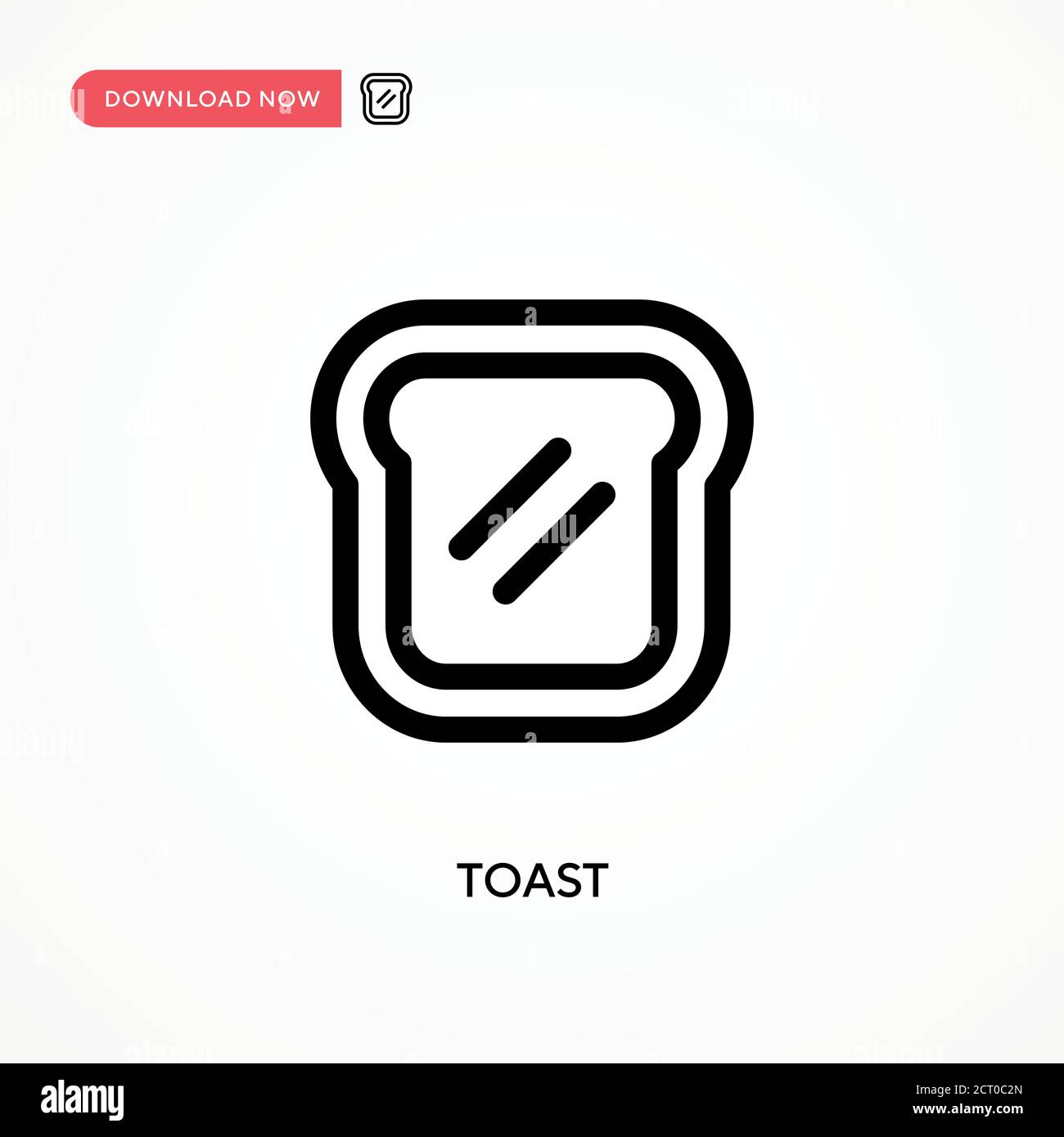 Eating toast man Stock Vector Images - Alamy