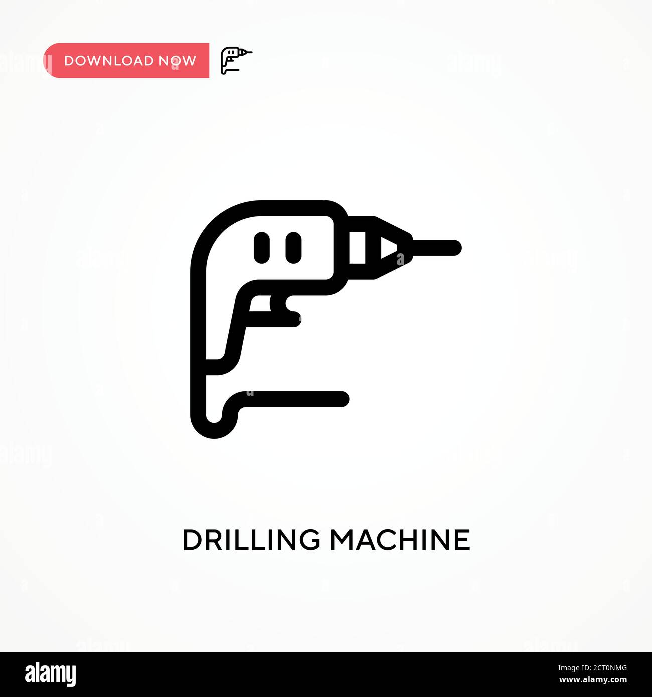 Concrete boring machine Stock Vector Images - Alamy