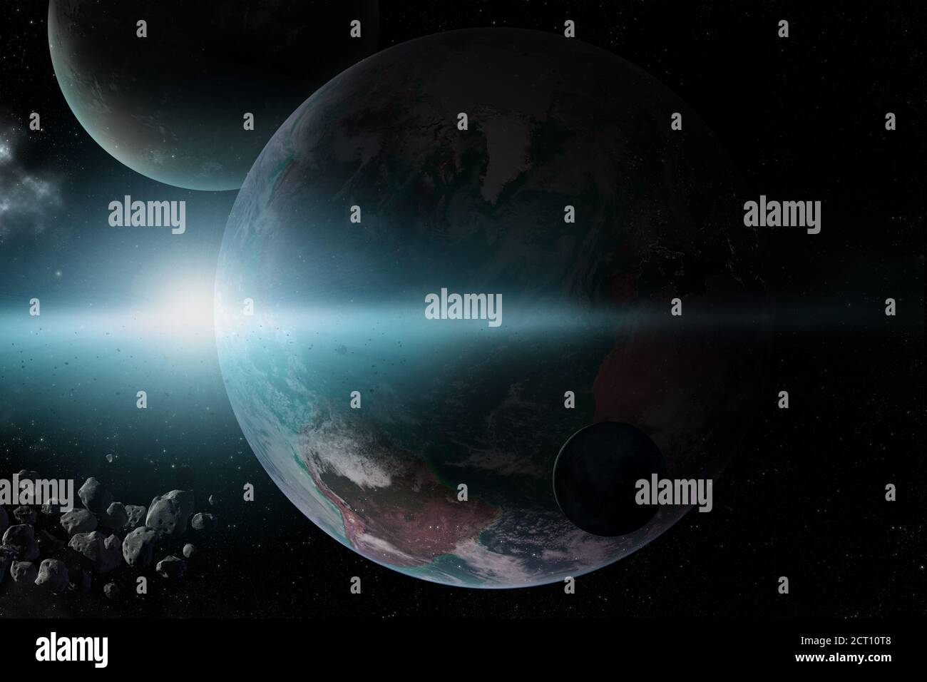 Blue Star Systems And Galaxies