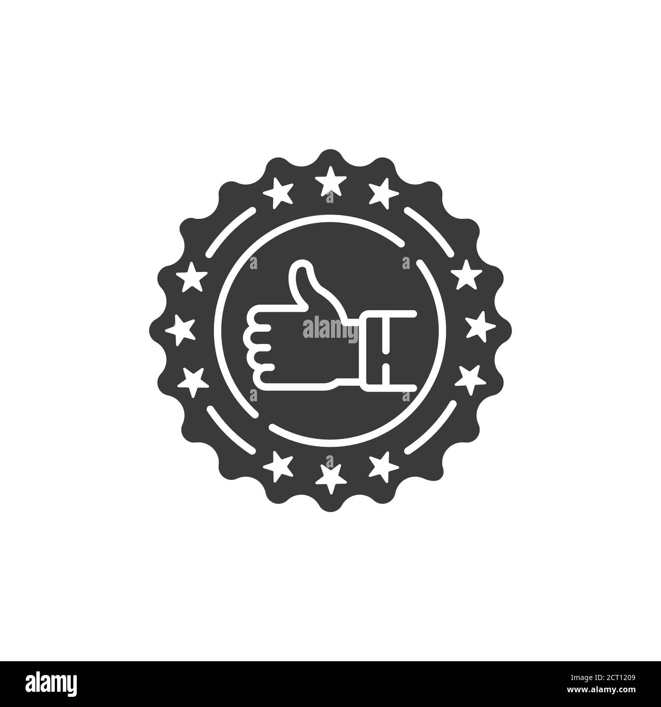 Approved stamp black glyph icon. Successful check concept. Certified ...
