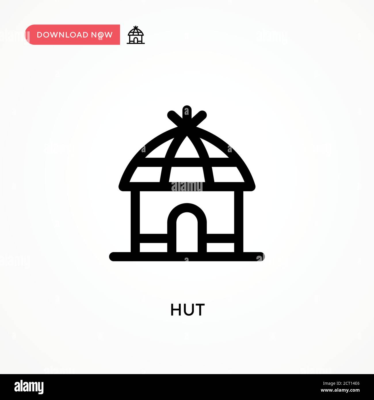 Traditional african mud house grass Stock Vector Images - Alamy