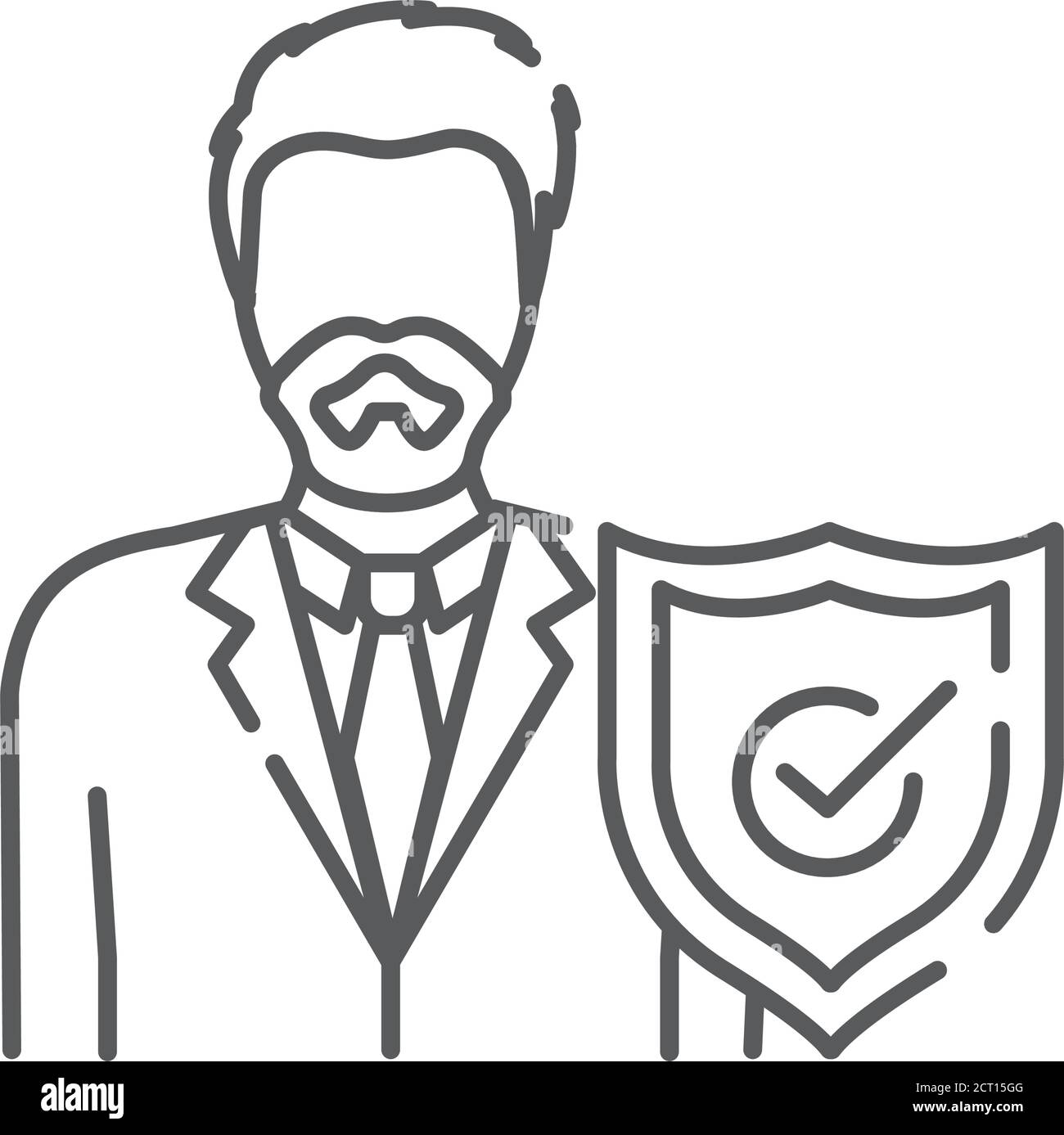 Male attorney Stock Vector Images - Alamy