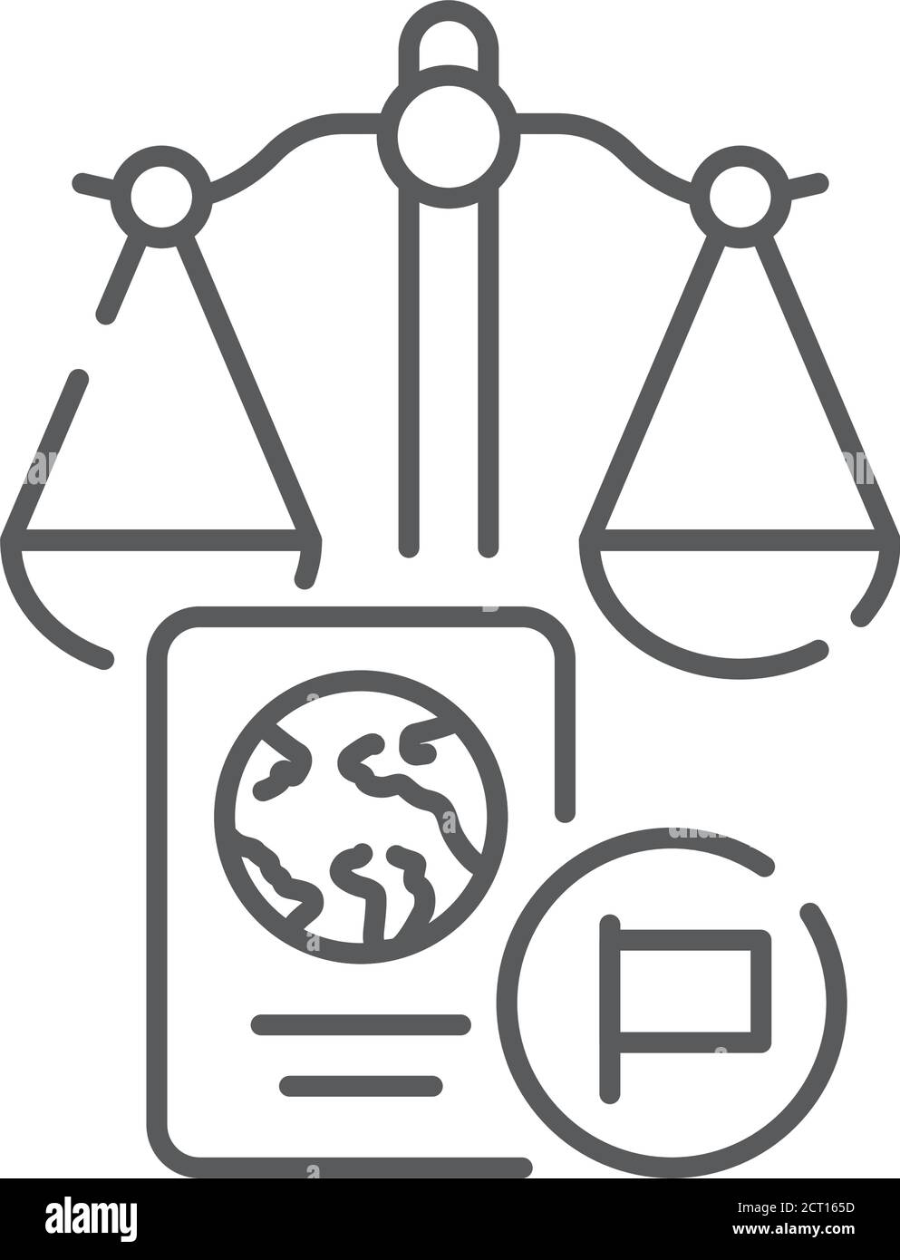 Immigration customs enforcement logo Stock Vector Images - Alamy