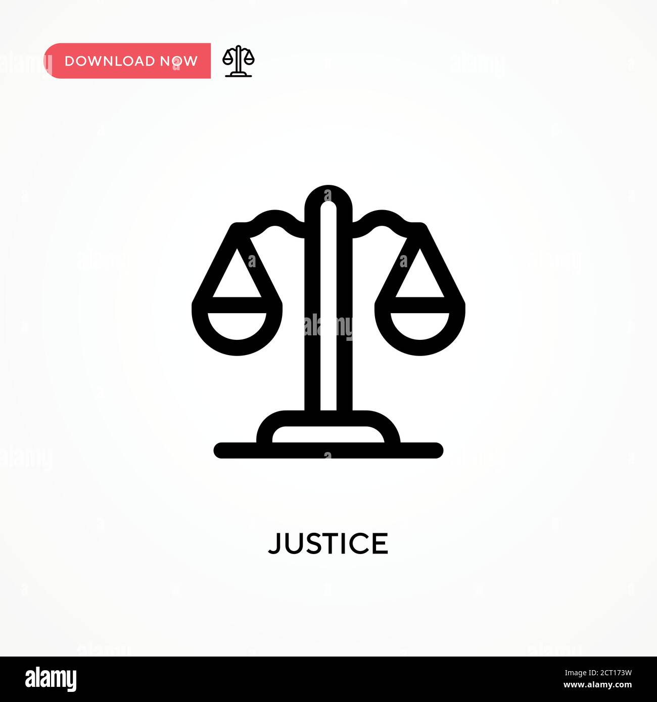 Justitia blind statue Stock Vector Images - Alamy