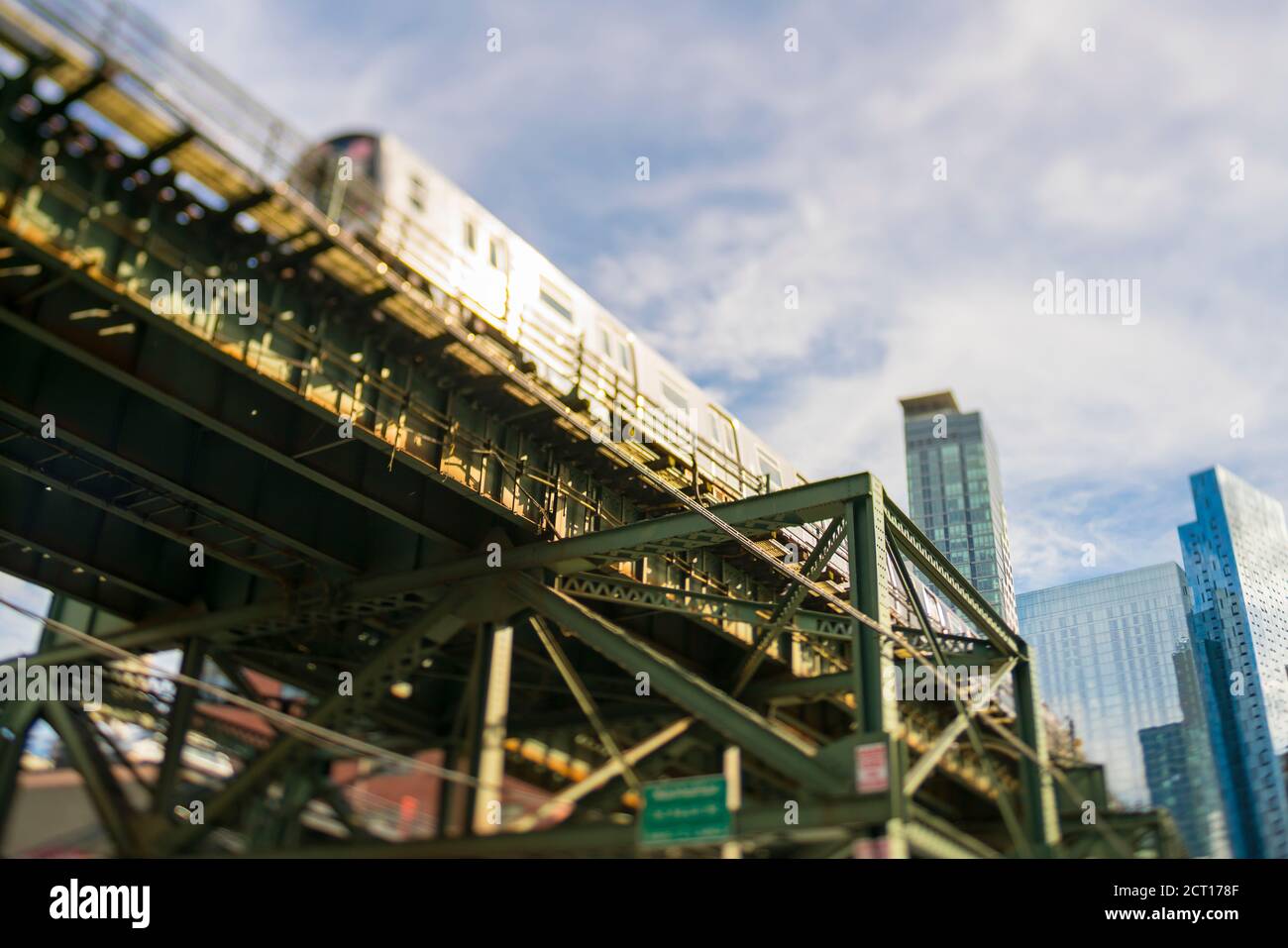 High-rise office buildings and residential buildings stand behind the ...