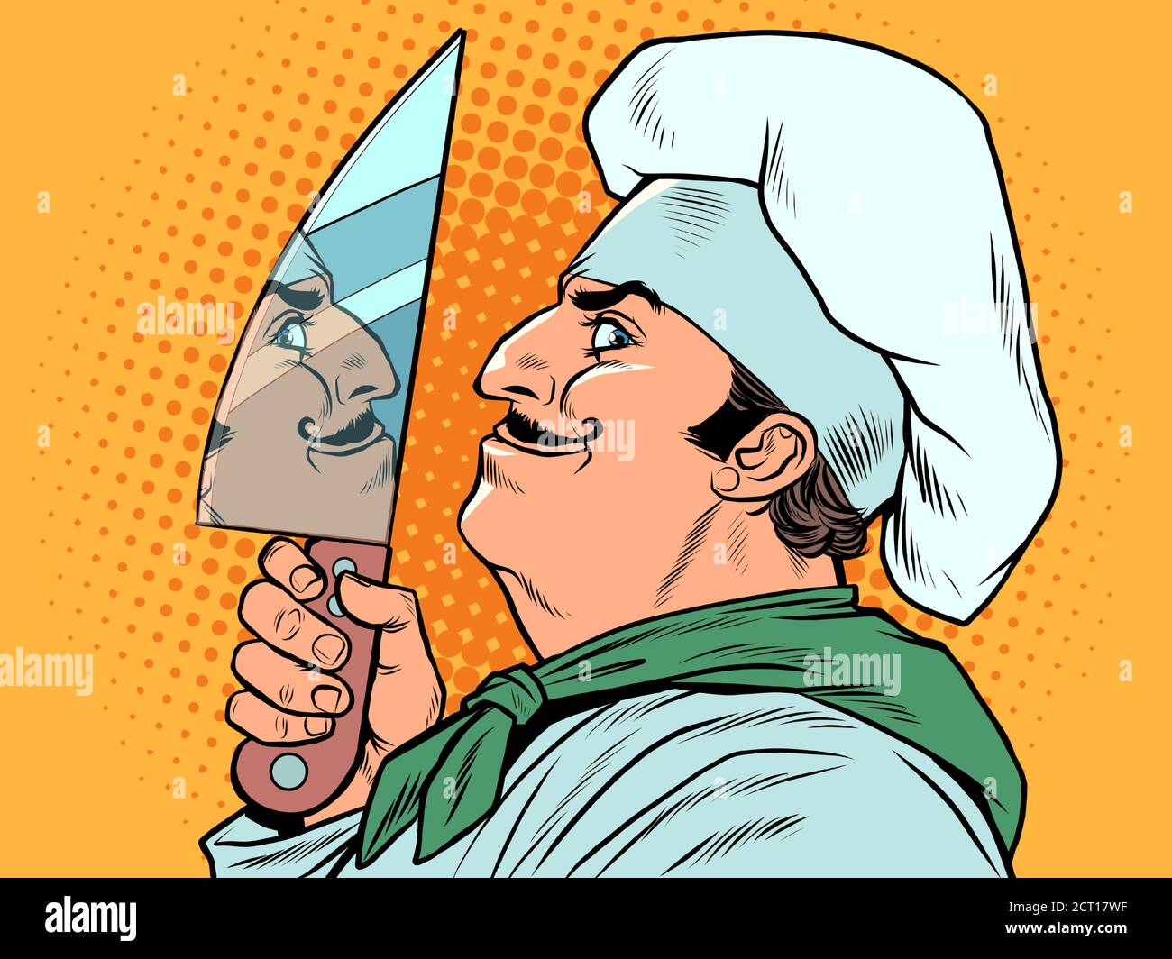 Black male man cooking Stock Vector Images - Alamy