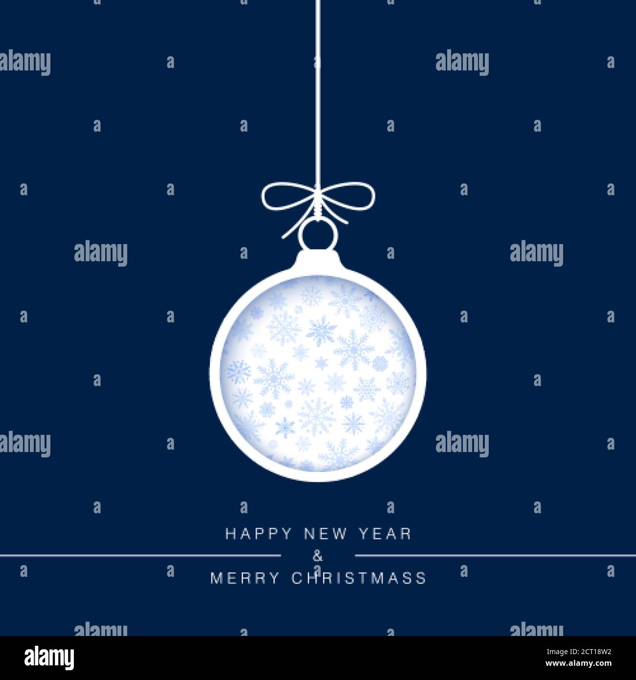 Snowflakes decoration christmas new Stock Vector Images - Alamy