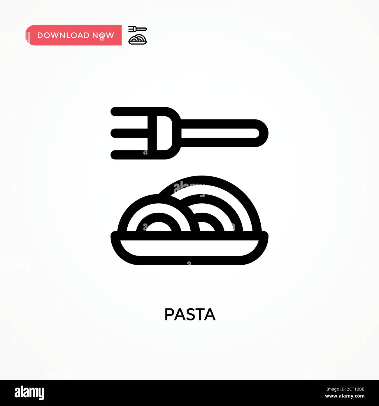 Vegetarian spaghetti bolognese Stock Vector Images - Alamy