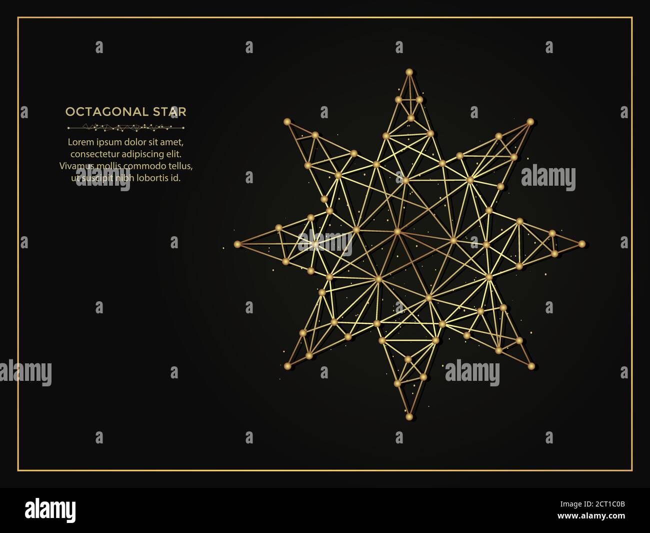 Octagonal structure Stock Vector Images - Alamy