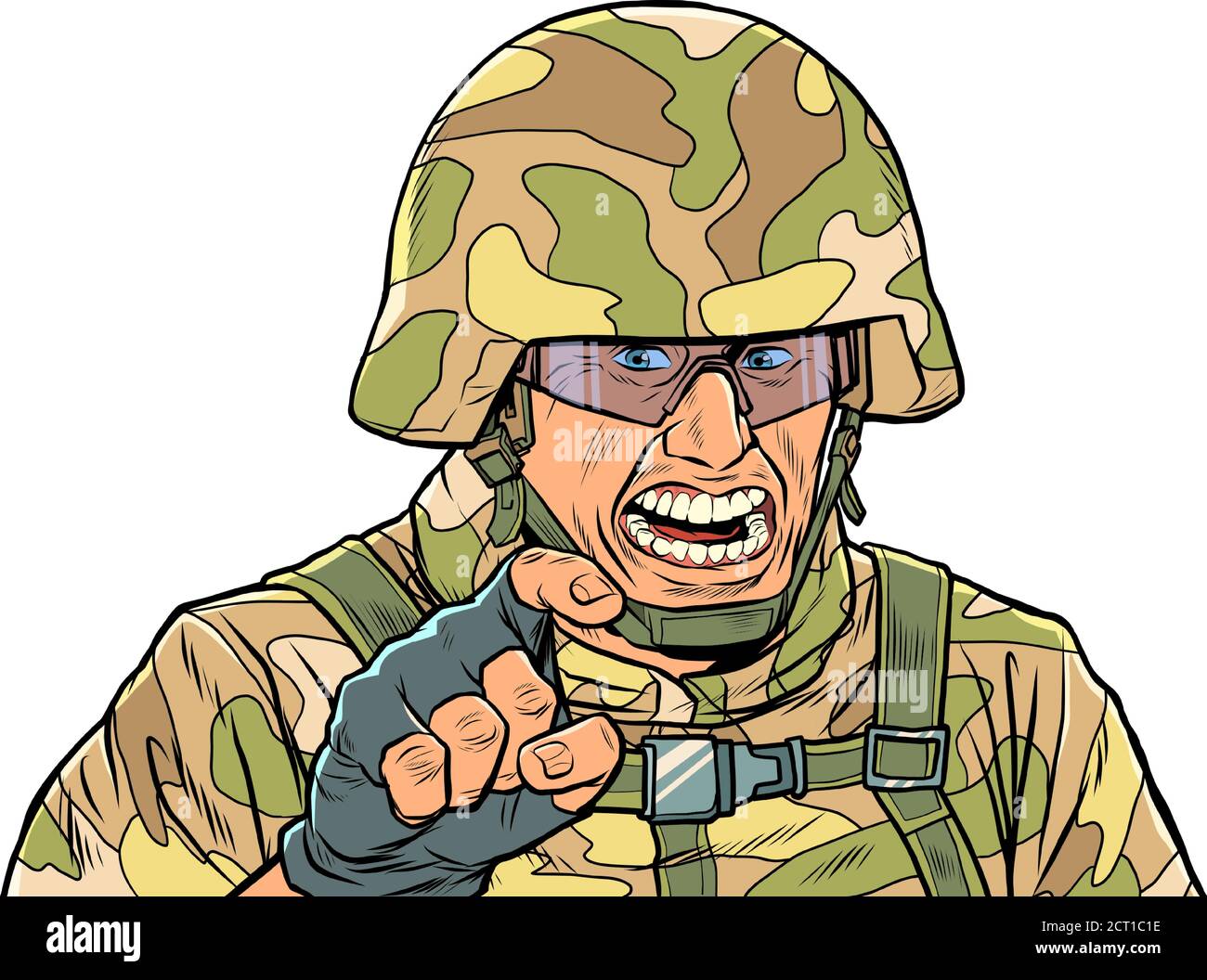 Soldier military force in Stock Vector Images - Alamy