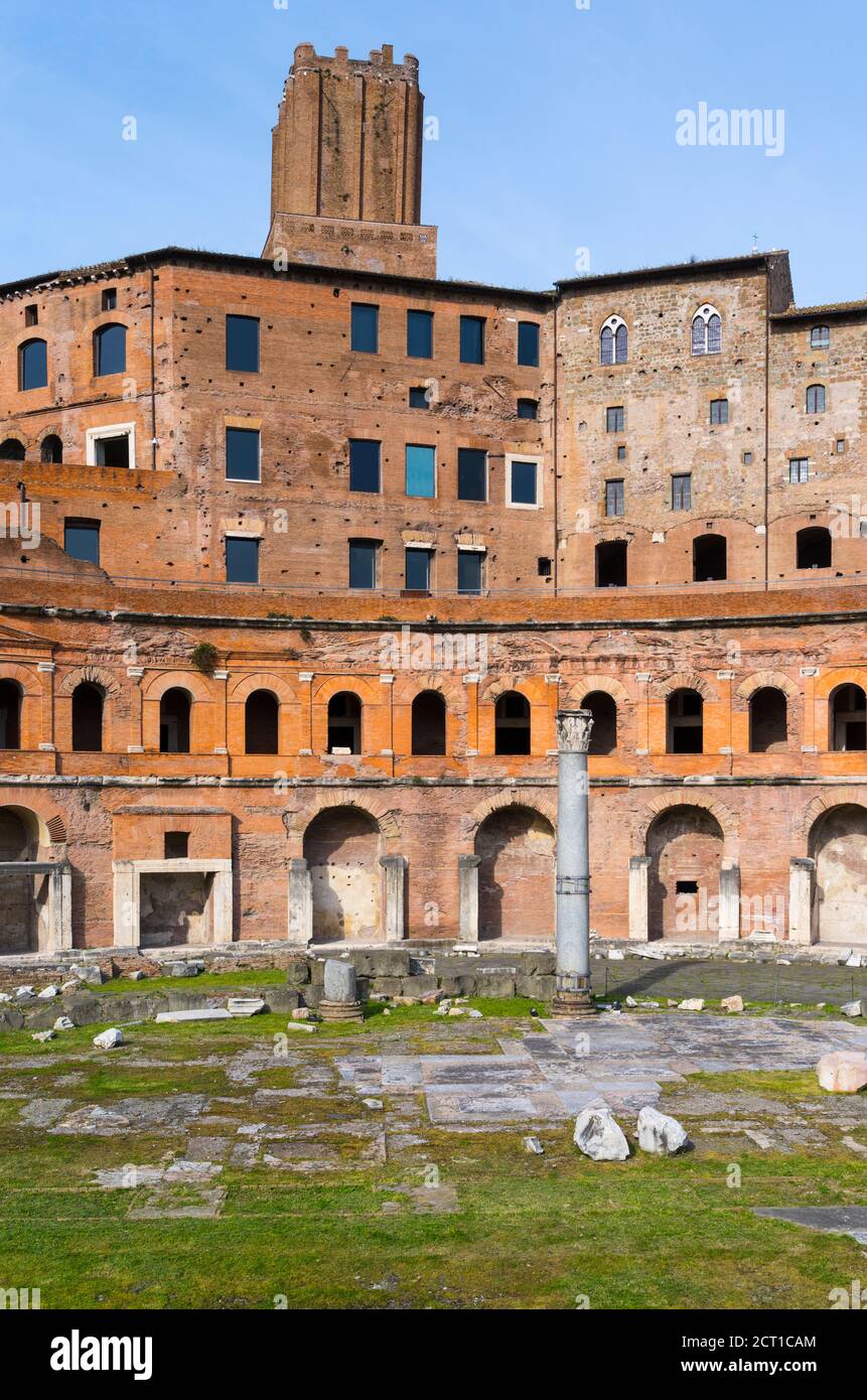 Trajans forum market hi-res stock photography and images - Alamy