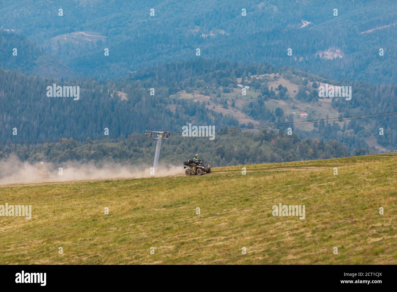 People riding terrain vehicles hi-res stock photography and images - Alamy