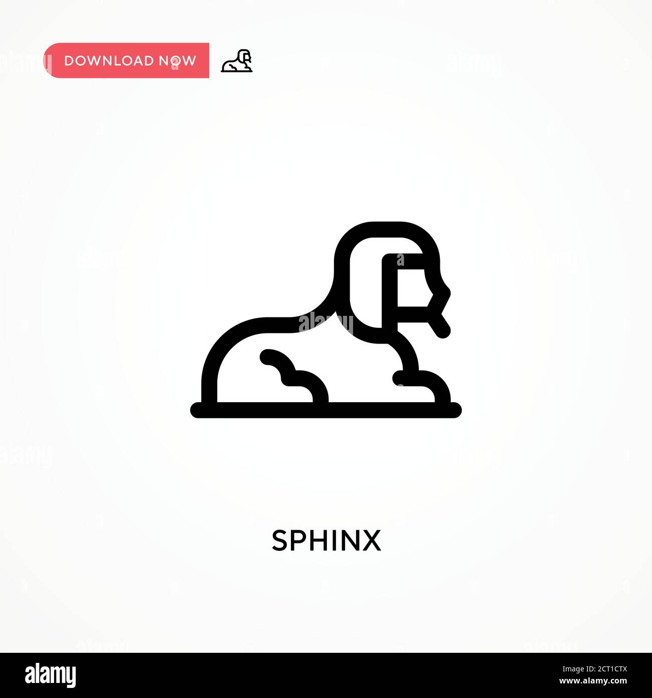 Sphinx view giza cairo egypt Stock Vector Images - Alamy